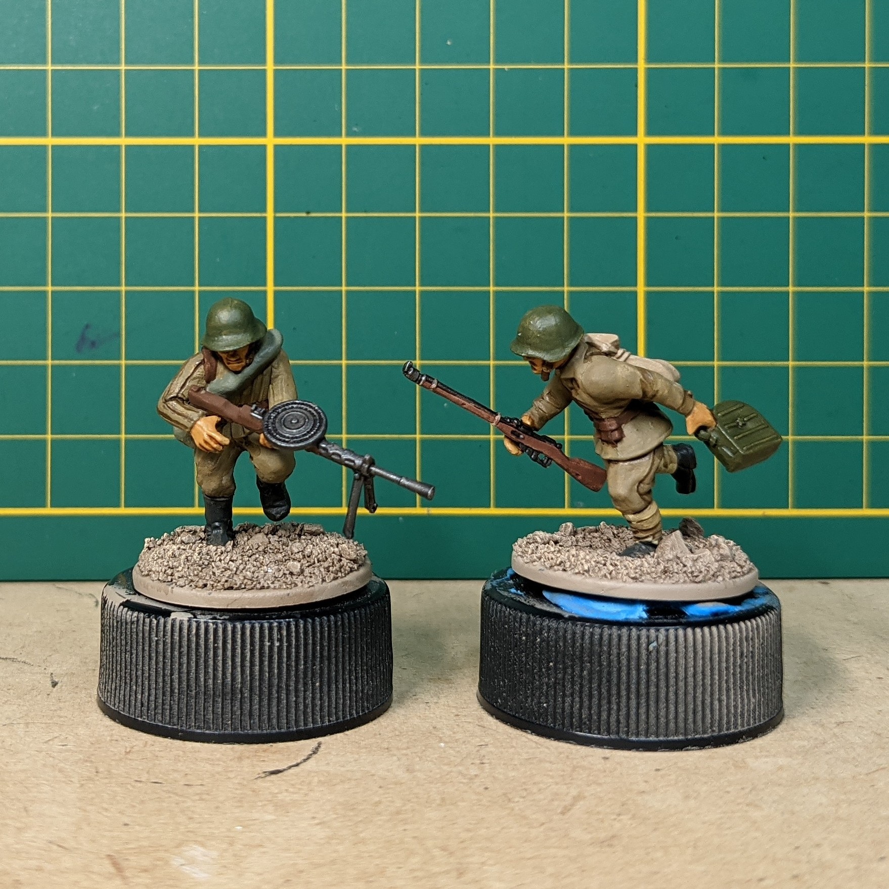 WIP DP-28 light machine gun team for one of my Soviet rifle squads ...